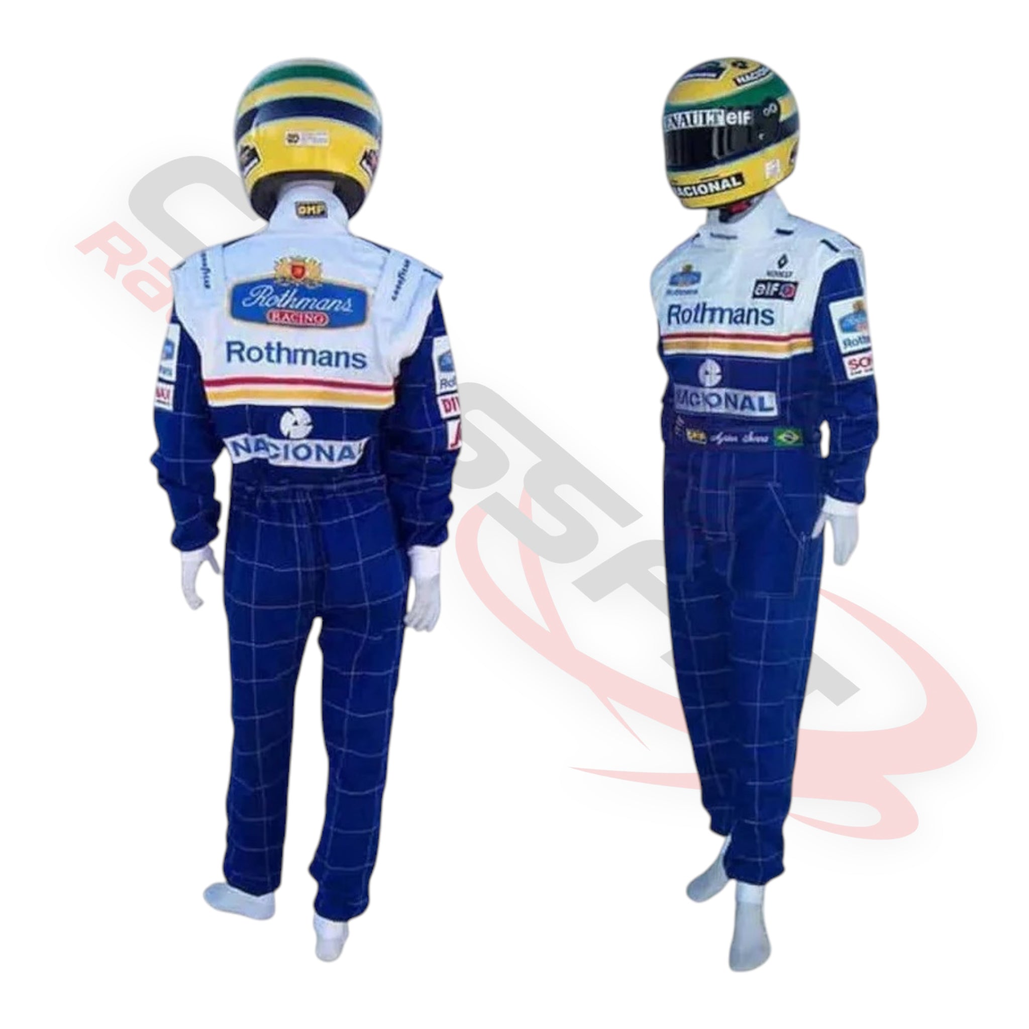 Ayrton Senna 1994 Embroidered patches F1 Race Suit – Crossfit Racegear
